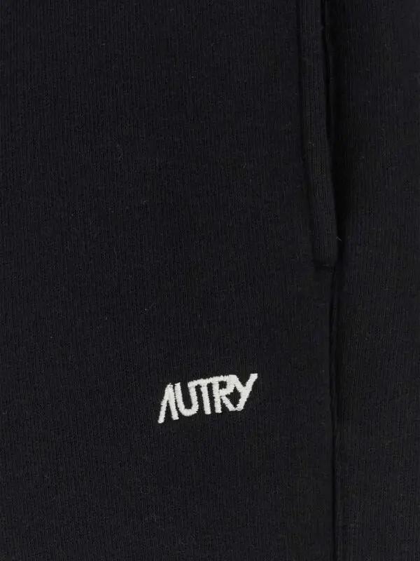 AUTRY Cotton Jogging Trousers With Elasticated Waist And Embroidered Logo