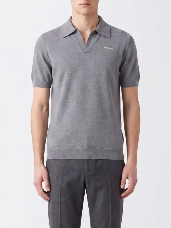 Alexander McQueen Polo Shirt - Grey