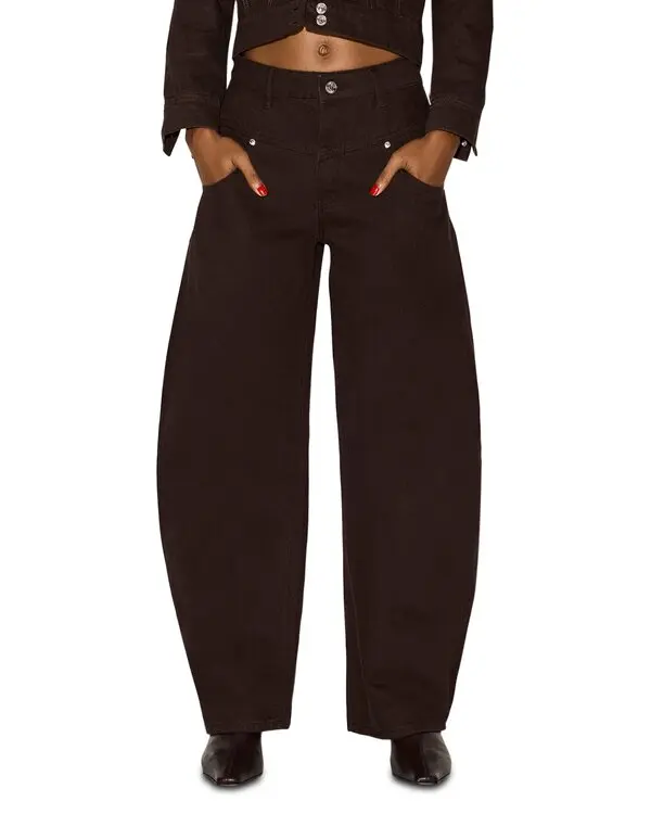 Steve Madden Tribeca High Rise Barrel Jeans