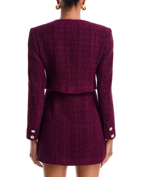LoveShackFancy Joaquina Tweed Jacket