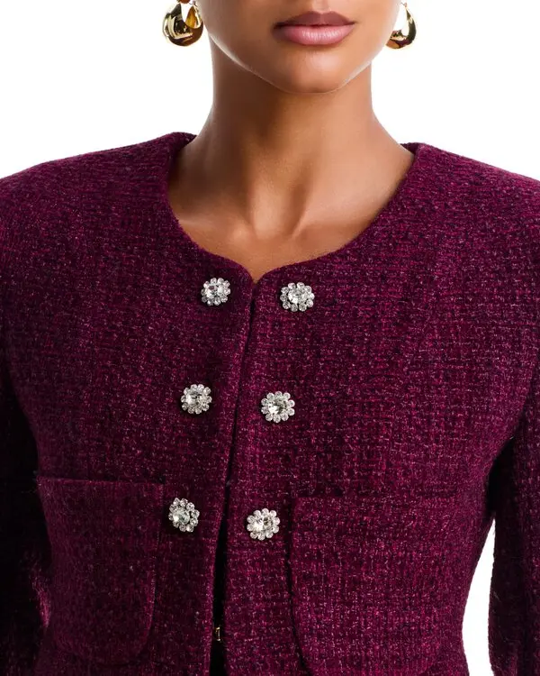 LoveShackFancy Joaquina Tweed Jacket