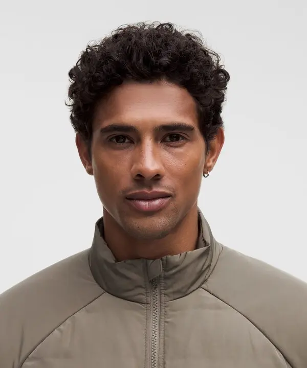 Lululemon Down For It All Casual Stand-collar Jacket - Cypress Forest
