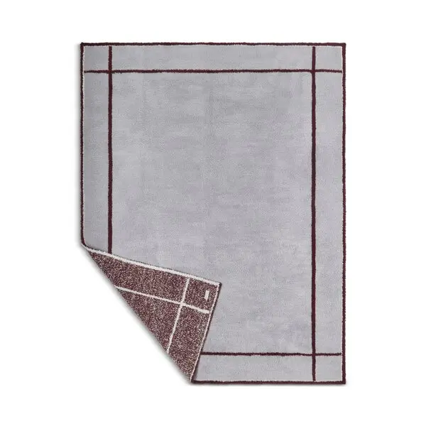 Barefoot Dreams Cozychic Belmar Border Throw Blanket