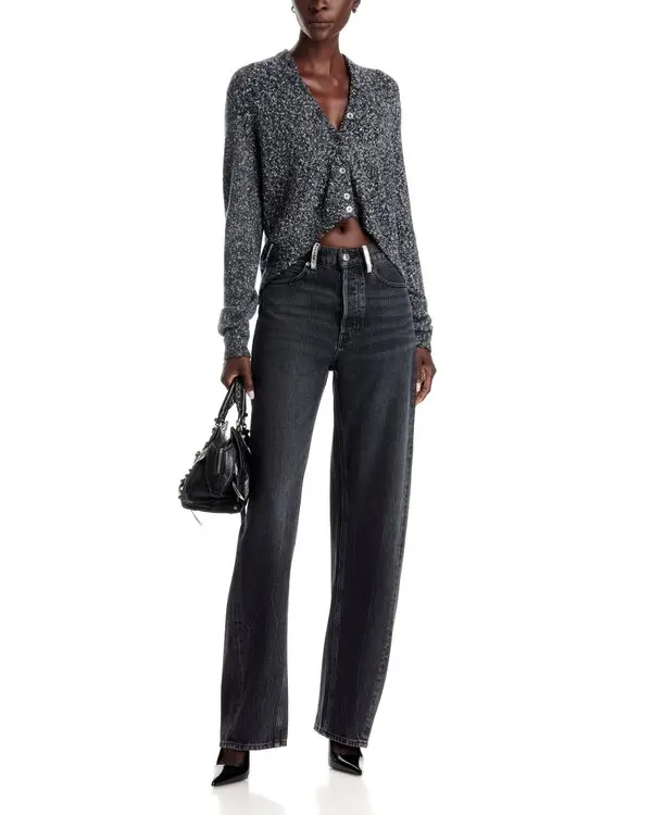 Alexander Wang Embellished Button Through Cardigan