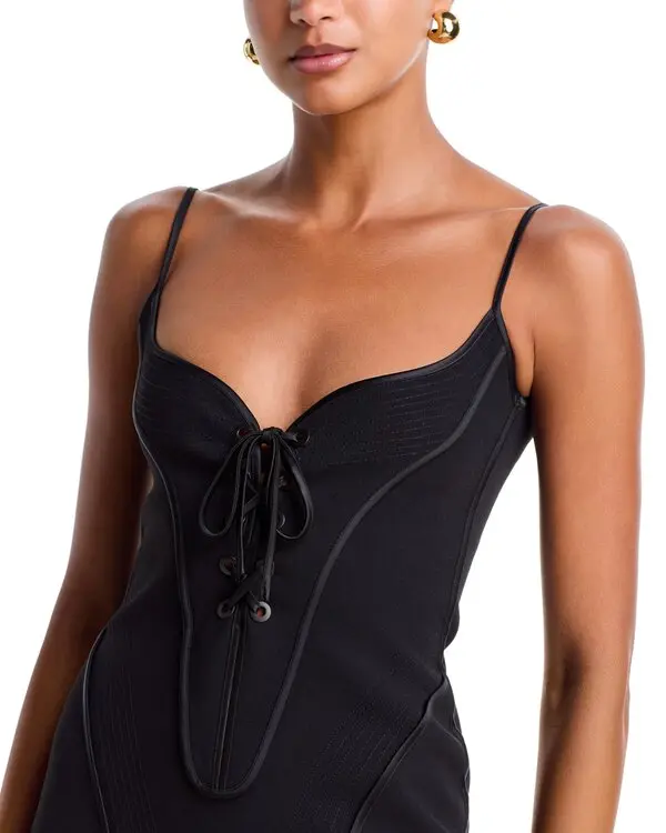 Paris Georgia Paloma Lace Up Maxi Dress