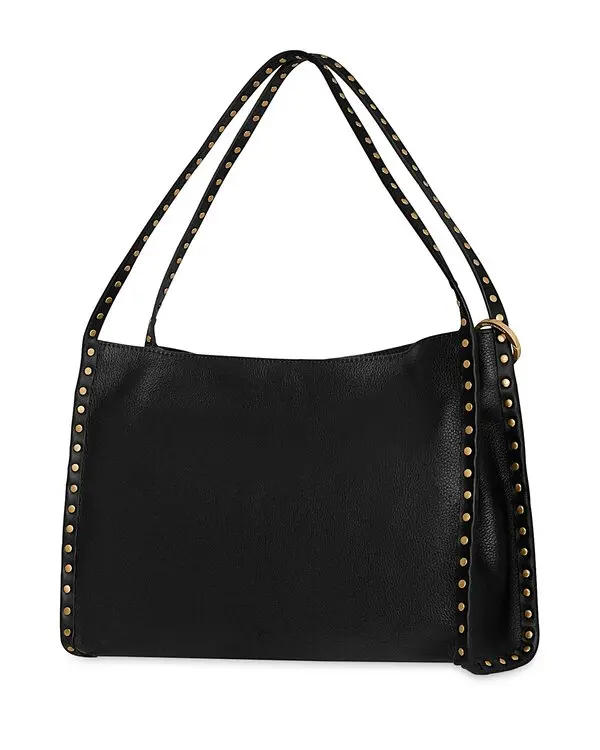 Rebecca Minkoff Dylan Studded Leather Shoulder Bag - Black