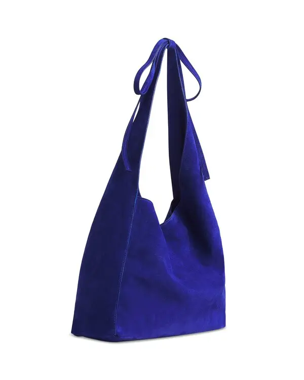 REFORMATION Vittoria Suede Tote Bag - Cobalt Suede