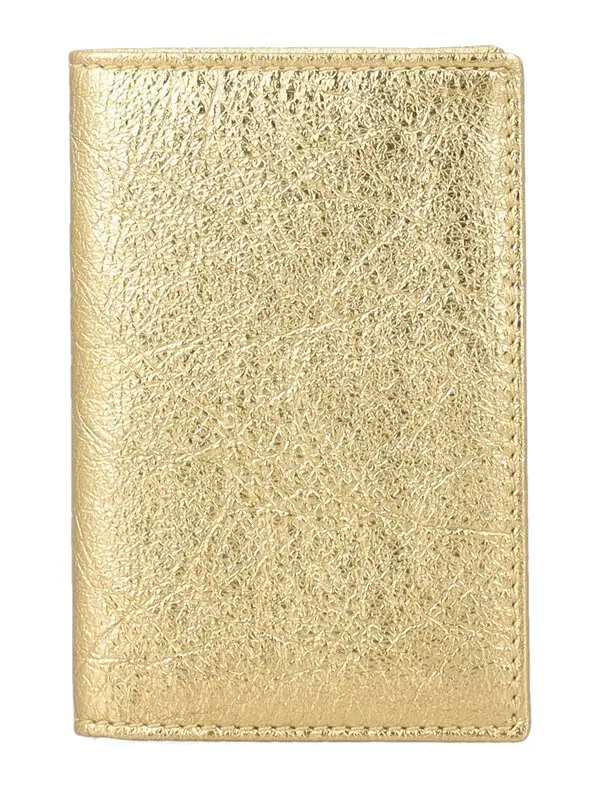 Comme Des Garçons Leather Card Holder Wallet - Oro