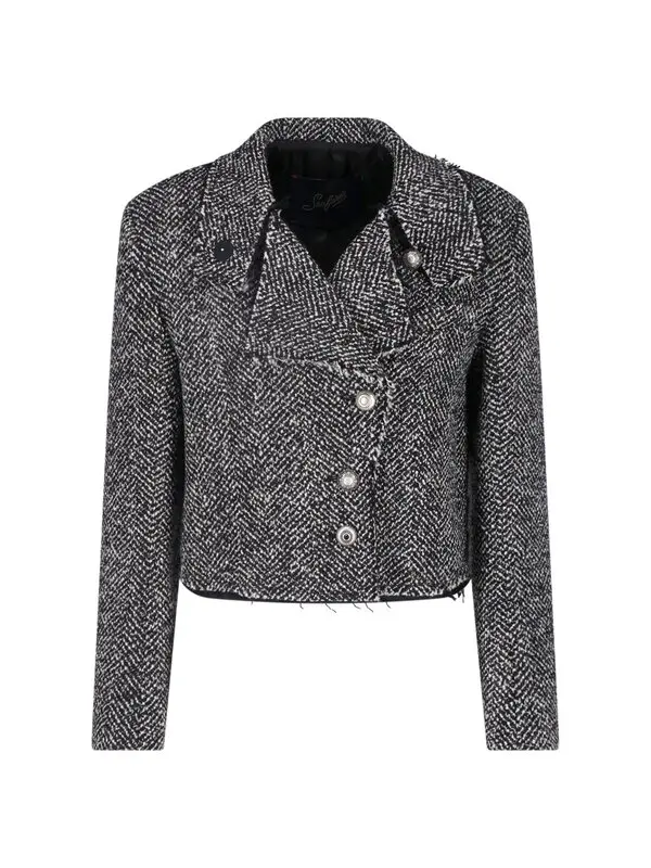Seafarer Cropped Tweed Jacket