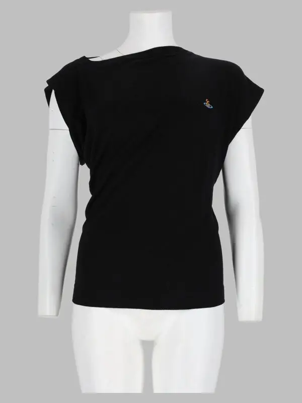 VIVIENNE WESTWOOD Fitted Short-sleeve Top - Black