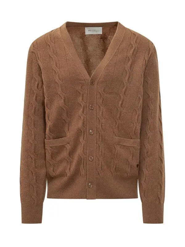 AMI Paris V-neck Cardigan
