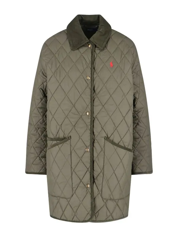 Polo Ralph Lauren Quilted Corduroy Collar Coat