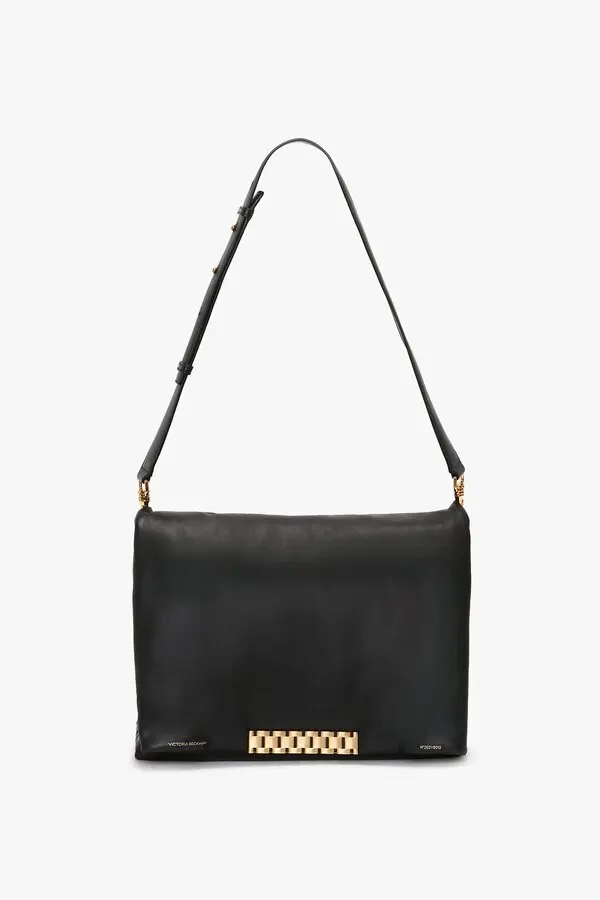 Victoria Beckham Puffy Jumbo Chain Pouch - Black