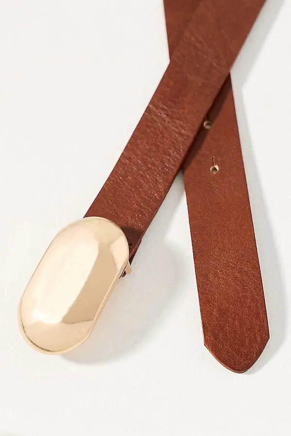 Anthropologie Rounded Plaque Belt