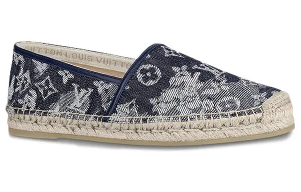 LOUIS VUITTON Waterfall Shoes 'destroyed Denim Monogram