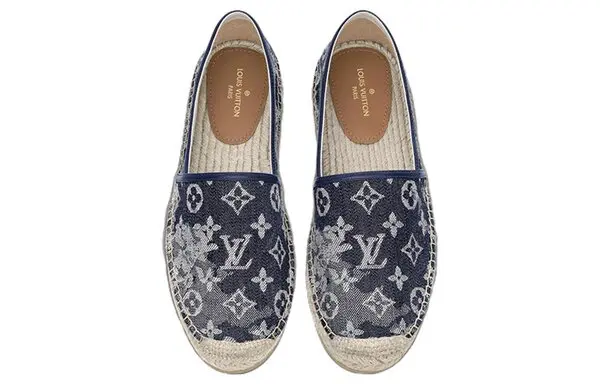 LOUIS VUITTON Waterfall Shoes 'destroyed Denim Monogram