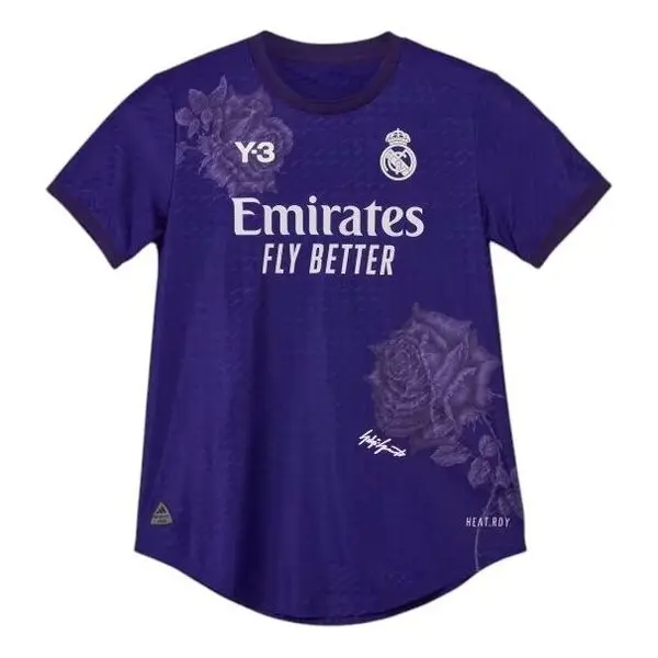 Adidas X Y-3 Real Madrid Cf 23/24 Fourth Authentic Asia Sizing Jersey - Purple