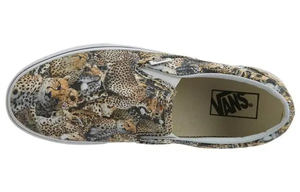 VANS Classic Slip-on Shoes - Beige/white/brown