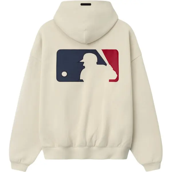 Fear Of God X Mlb Full Zip Sport Hoodie - Oat