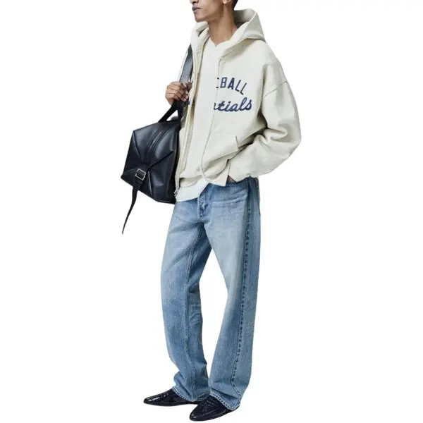 Fear Of God X Mlb Full Zip Sport Hoodie - Oat
