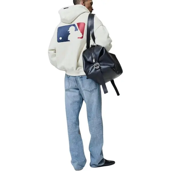 Fear Of God X Mlb Full Zip Sport Hoodie - Oat