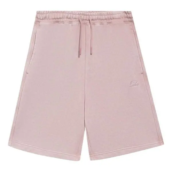 LI-NING Embroidered Shorts - Pink