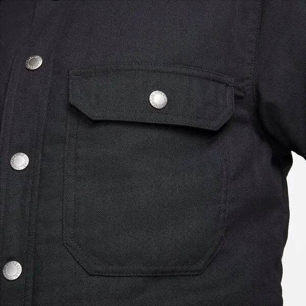 Nike Padded Flannel Skate Jacket 'black Anthracite