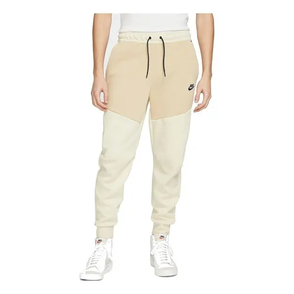 Nike Tech Fleece Sweatpants 'beach - Beach/grain/black