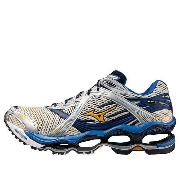 Mizuno Wave Prophecy 1 Sneakers - White/silver/blue