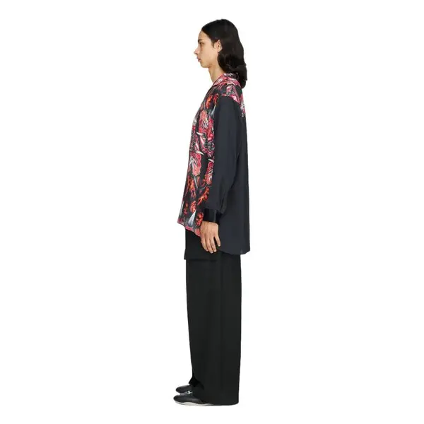 Adidas X Y-3 Red Satin Graphic Shirt Asia Sizing