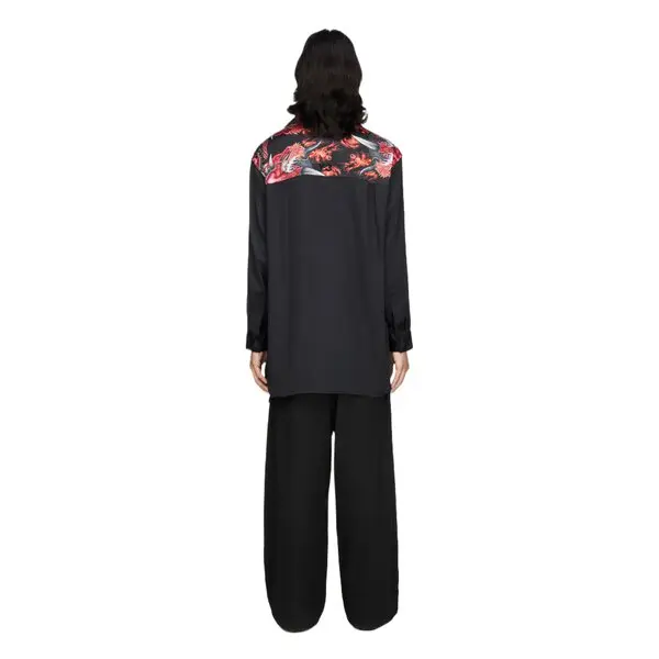 Adidas X Y-3 Red Satin Graphic Shirt Asia Sizing