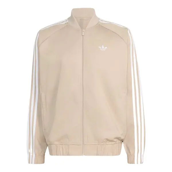 Adidas Adicolor Classics Twill Track Jacket - Khaki Three