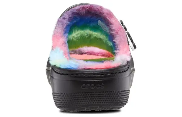 CROCS Classic Cozzzy Spray Dye Sandals 'black Multi