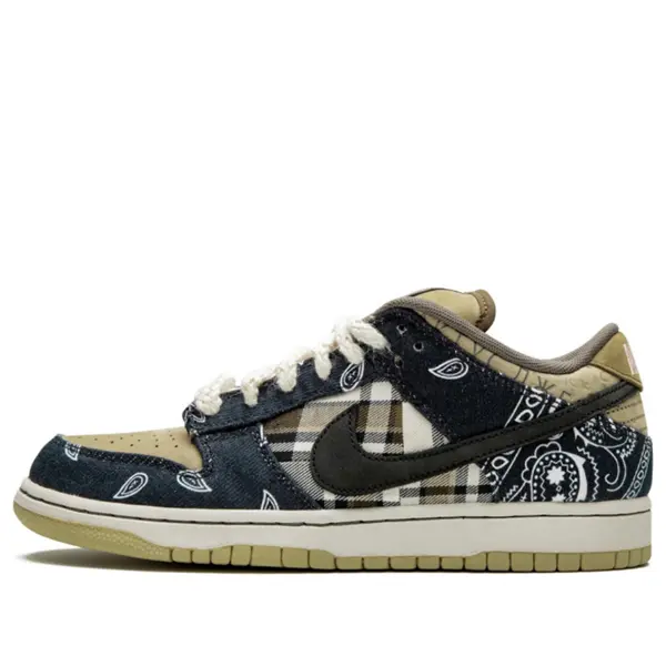 Nike X Travis Scott Sb Dunk Low Jackboys - Blue/khaki