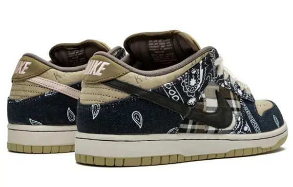 Nike X Travis Scott Sb Dunk Low Jackboys - Blue/khaki