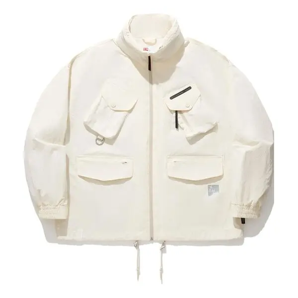 LI-NING Multi Pockets Waterproof Jacket - Beige