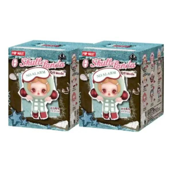 POP MART Skullpanda Pop Attach Θ Skullpanda Off Mode Series Sealed Case