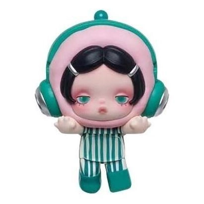 POP MART Skullpanda Pop Attach Θ Skullpanda Off Mode Series 'rest Day - Multi-color