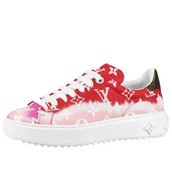 LOUIS VUITTON Time Out Sneakers 'white Red