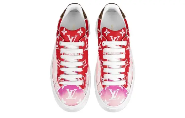 LOUIS VUITTON Time Out Sneakers 'white Red