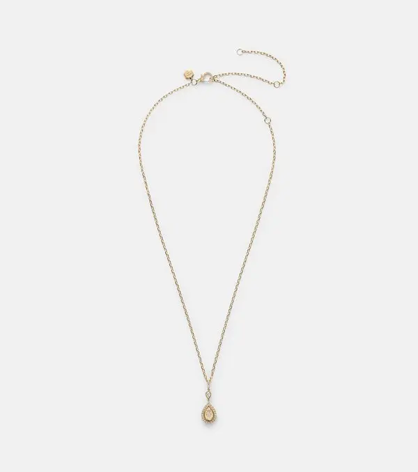 Shay Jewelry 18kt Pendant Necklace With Diamonds - Gold