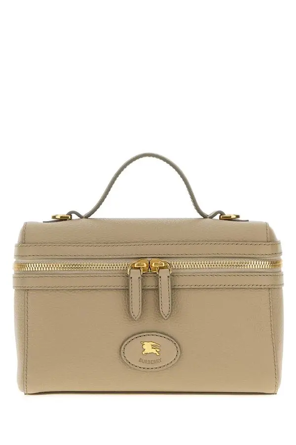 Burberry Dove Grey Leather Bloomsbury Handbag - Gray