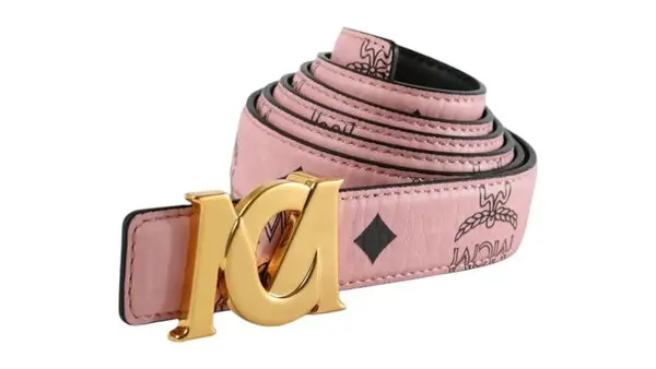 Mcm Mart Vi 24k Goldbrass Belt