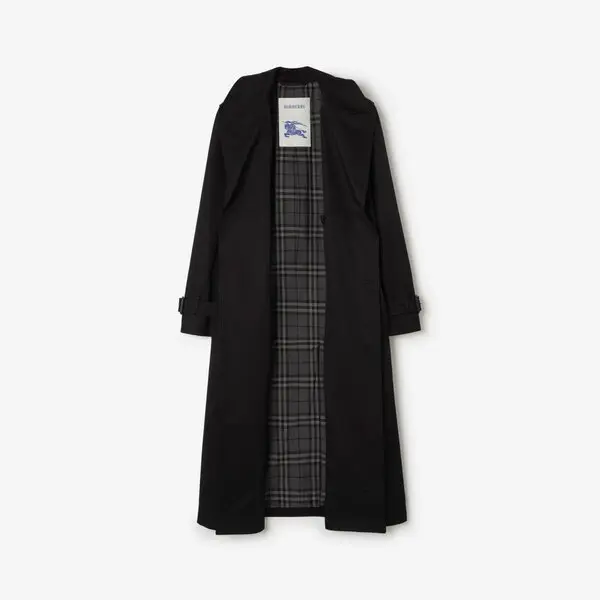 Burberry Long Gabardine Hoxton Trench Coat