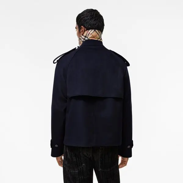 Burberry Cashmere Leadenham Trench Jacket