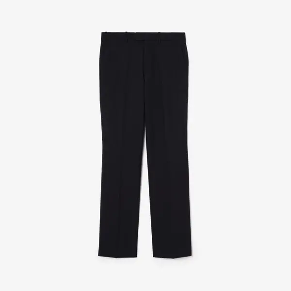 Burberry Wool Sloane Tailored Trousers - Navy
