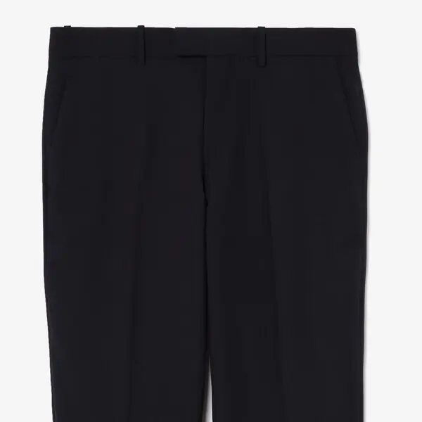 Burberry Wool Sloane Tailored Trousers - Navy