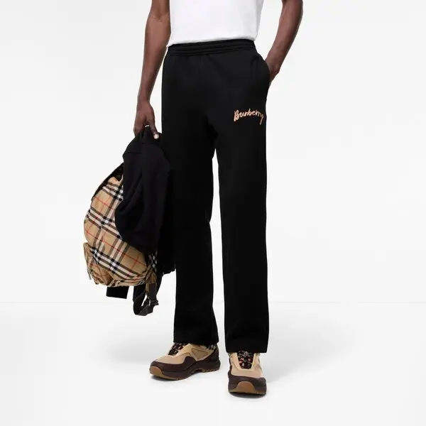 Burberry Logo Cotton Track Pants
