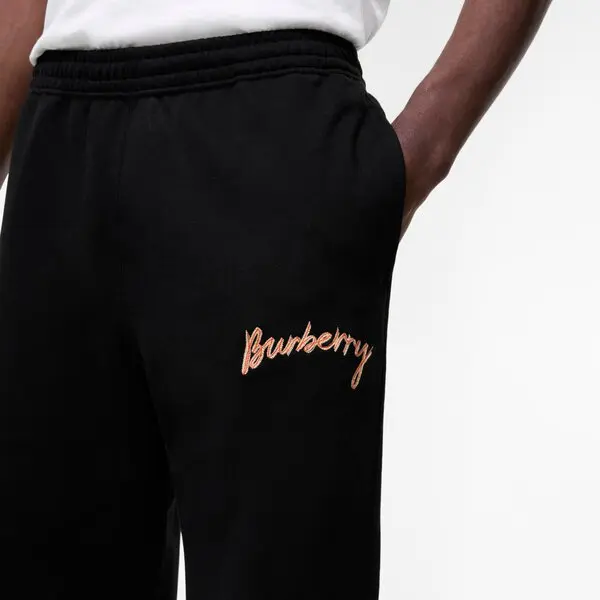 Burberry Logo Cotton Track Pants