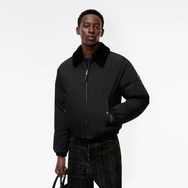 Burberry Nylon Cotton Farnborough Aviator Jacket